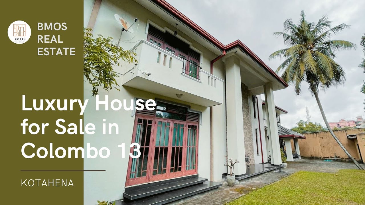 Luxury House for Sale in Colombo 13 - YouTube