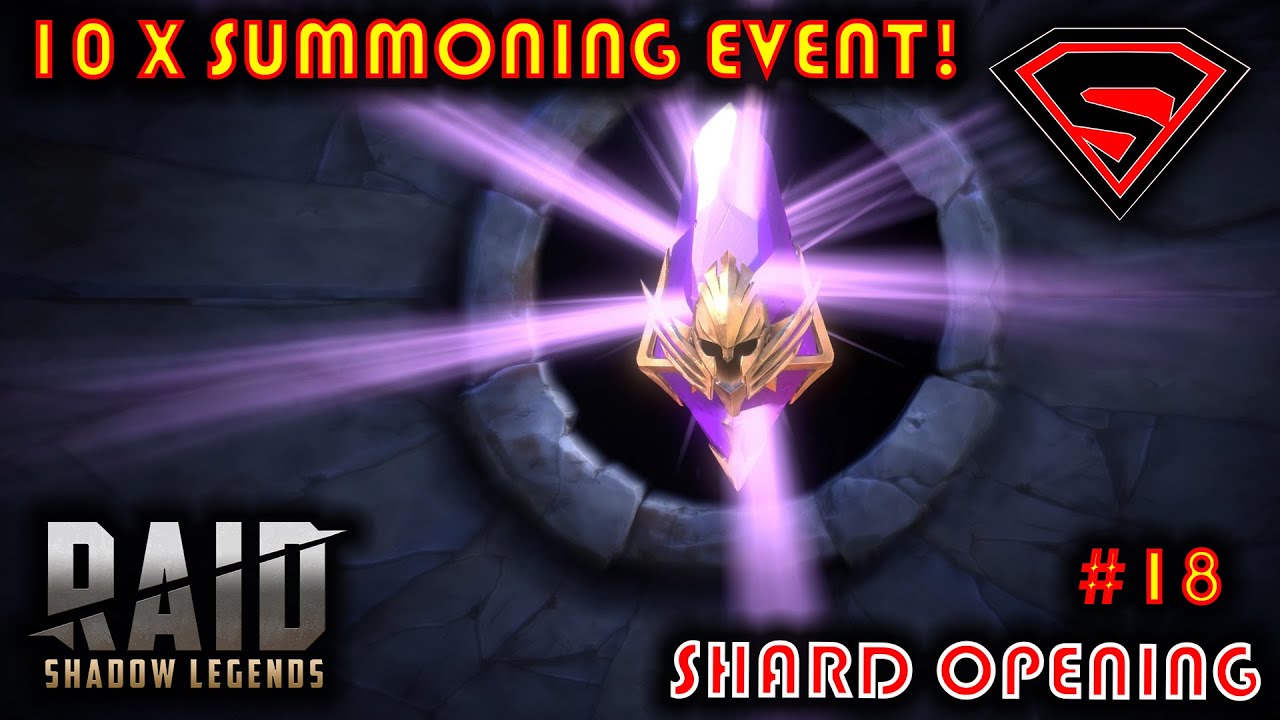 RAID SHADOW LEGENDS SHARD OPENING 18 - OPENING ALL MY SHARDS ON THE 10x ...