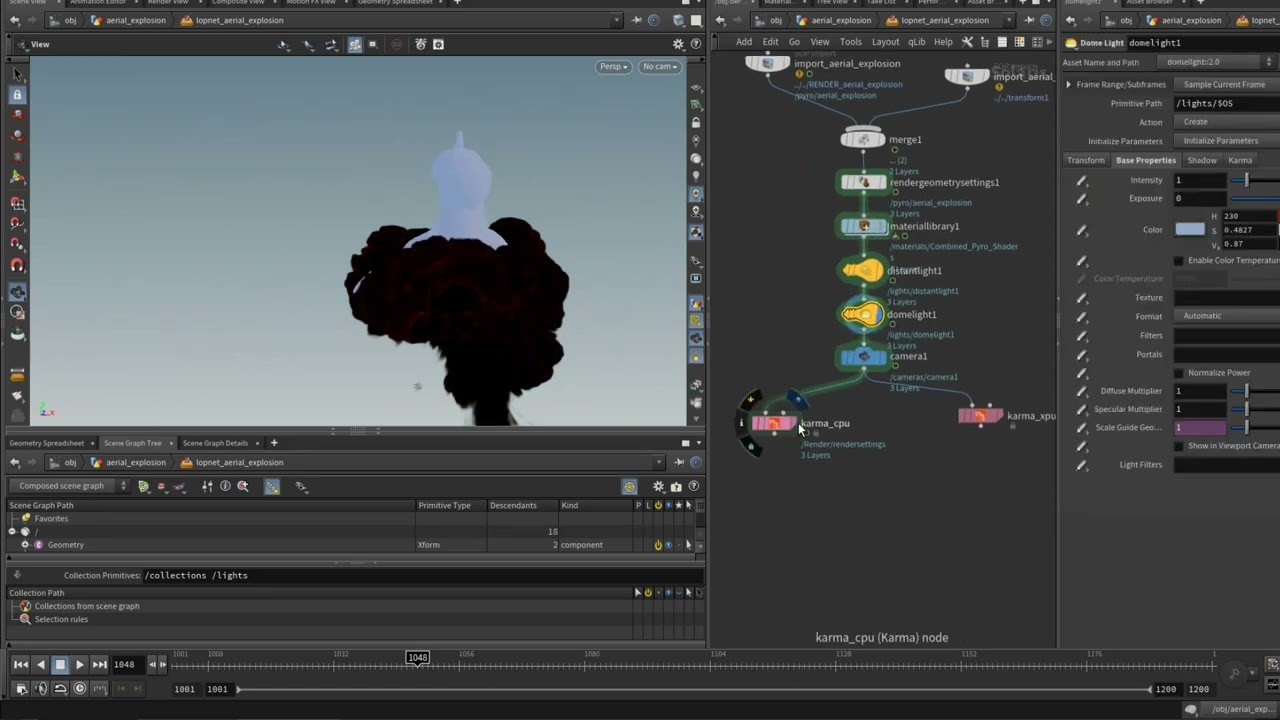 Houdini 19.5 Karma CPU and XPU render comparsion #Karma #houdini19.5 # ...