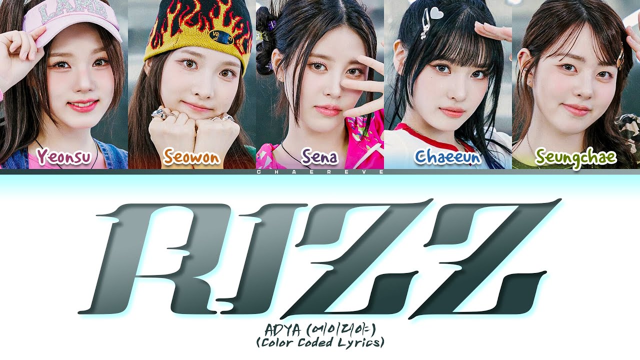 ADYA RIZZ Lyrics (Color Coded Lyrics) - YouTube