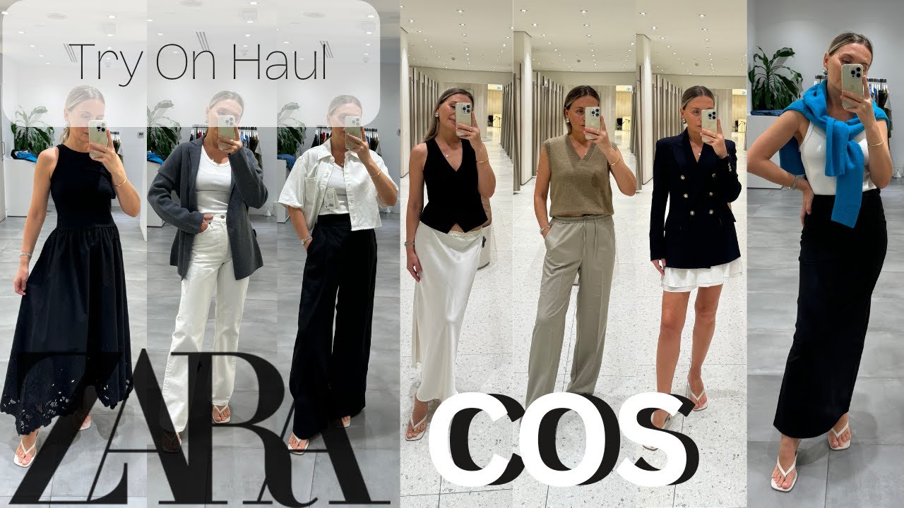 ZARA & COS HAUL **| TRY On HAUL |** New collection - YouTube