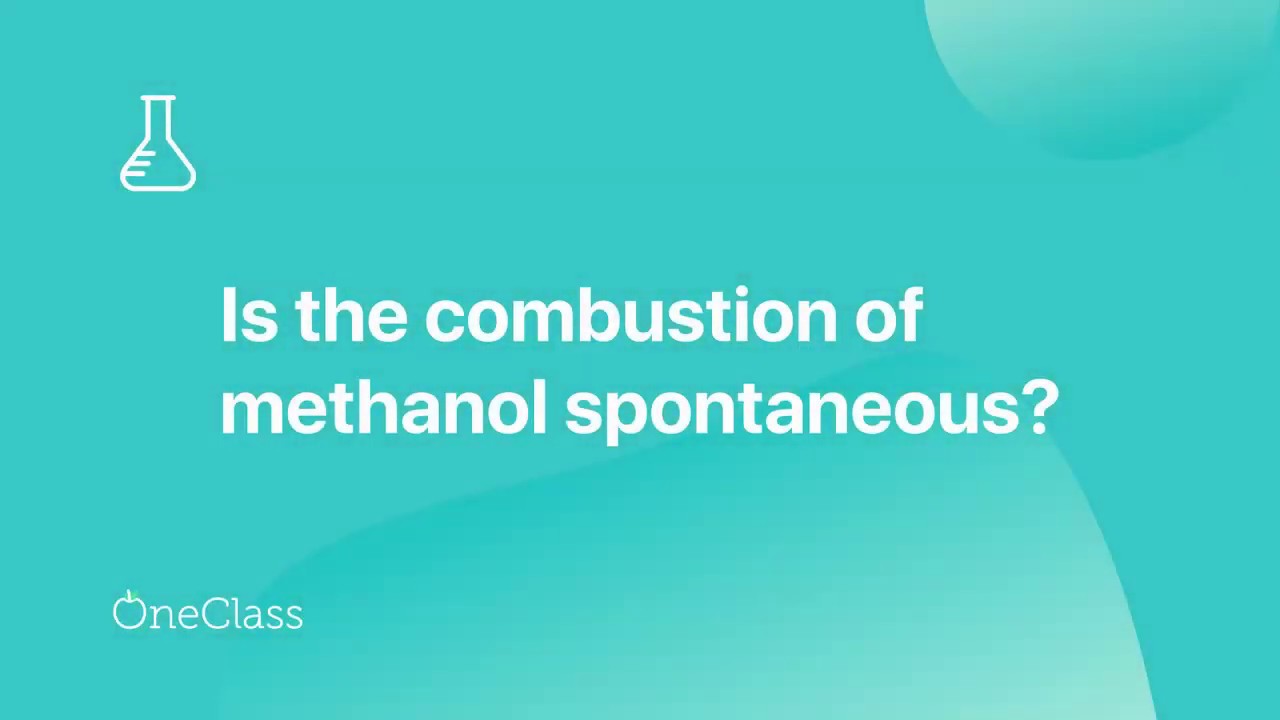 When the methanol burns, what is the formula of the other reactant ...