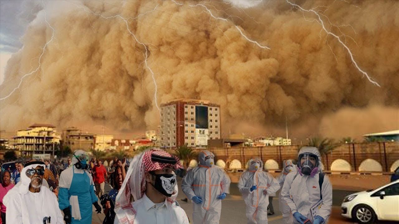 2 minutes ago! Saudi Arabia in mourning! Dust storm and thunder hit ...