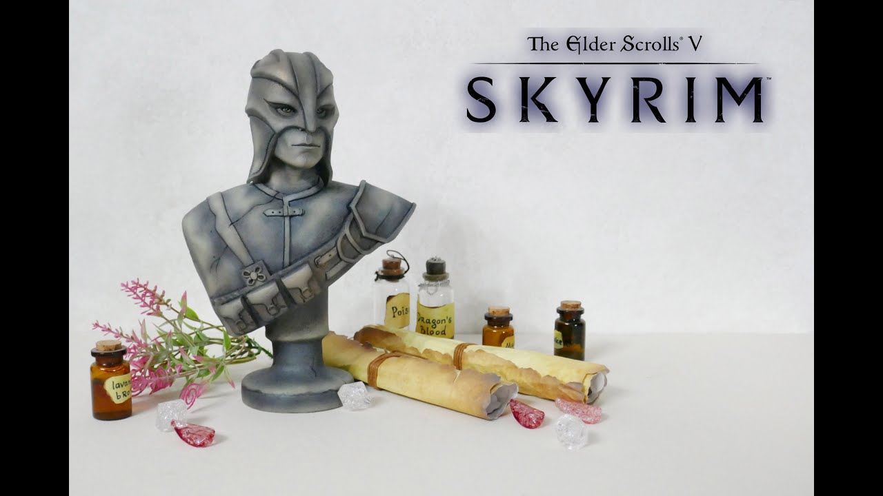 Gray Fox bust | Skyrim - YouTube