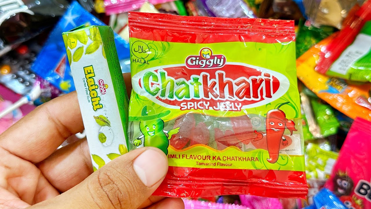 Elaichi Bubble gum | Cute Rainbow Chilli Milli Candies and Sweet ...