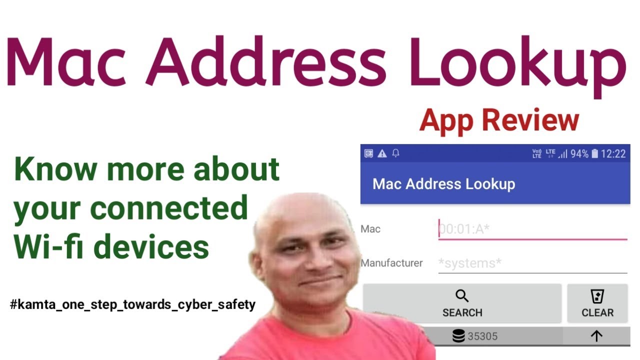 MAC Identifier|| MAC ID lookup || App Review || By Rajesh Kumar - YouTube