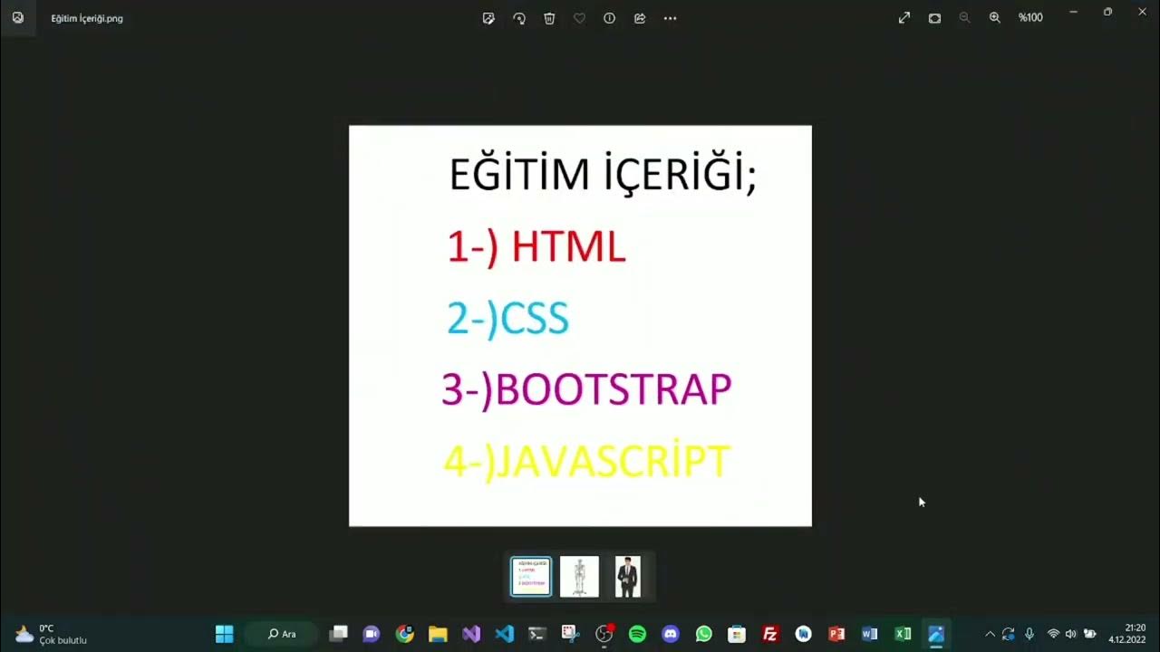 1 Web Geliştirme Eğitim Müfredatı Html Css Bootstrap Javascrİpt Youtube