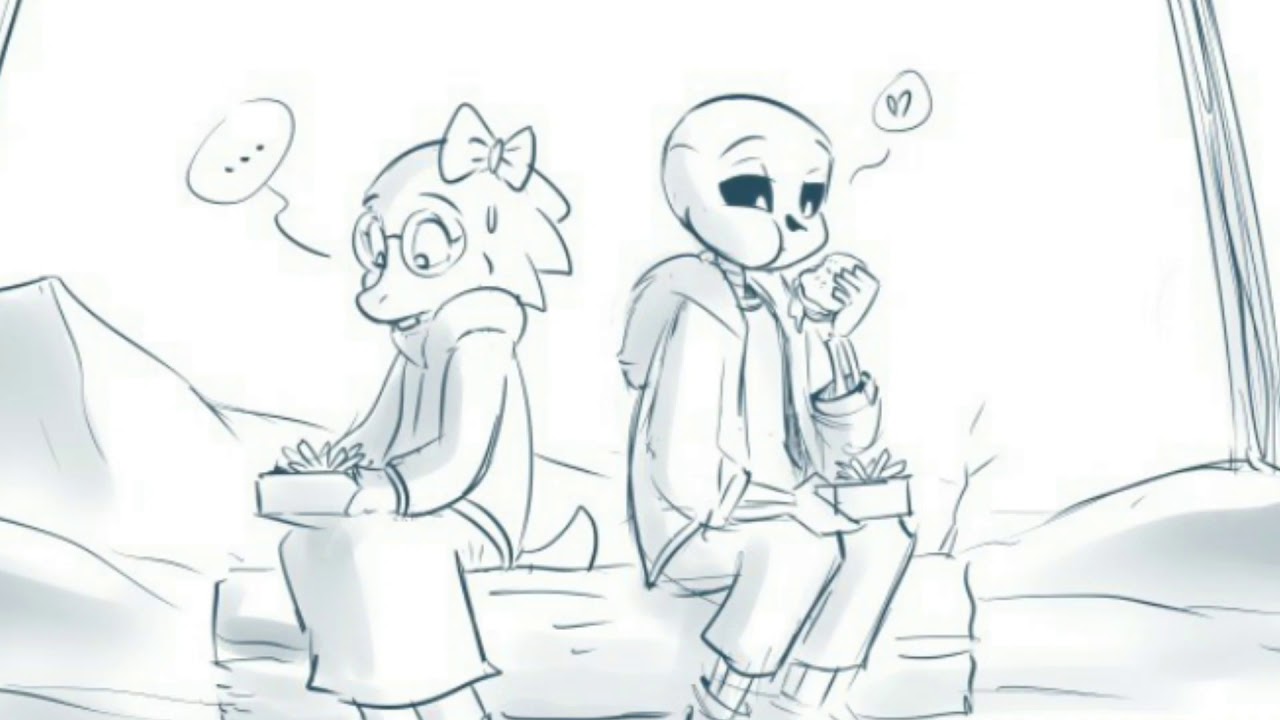 Sans X Alphys "baby i like it" - YouTube
