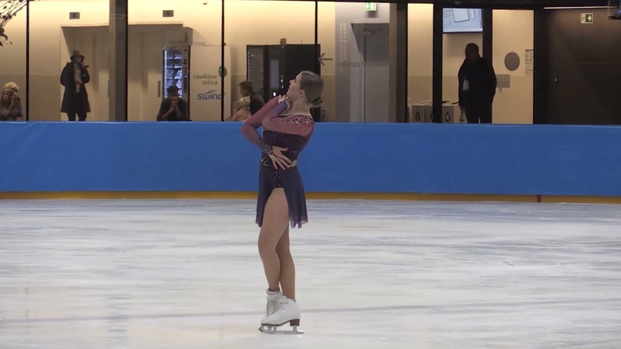 Olivia Lisko – 2023 Swiss Ice Skating Open FS - YouTube