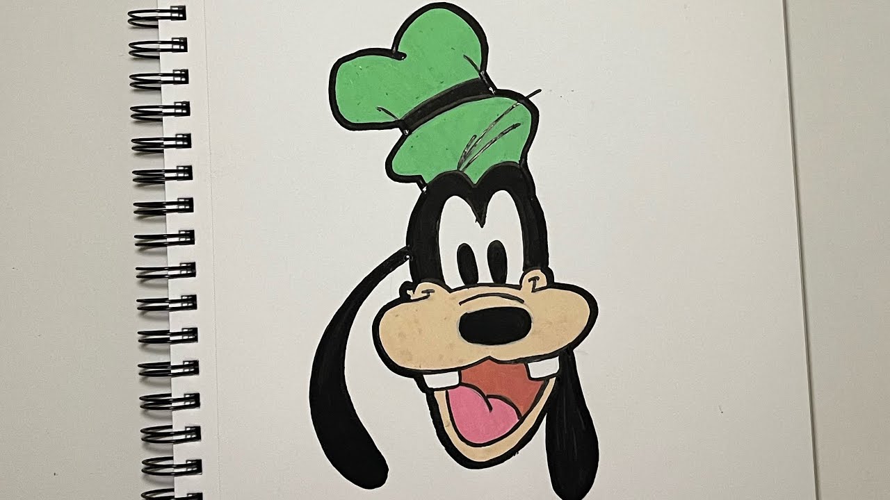 How to draw goofy - YouTube