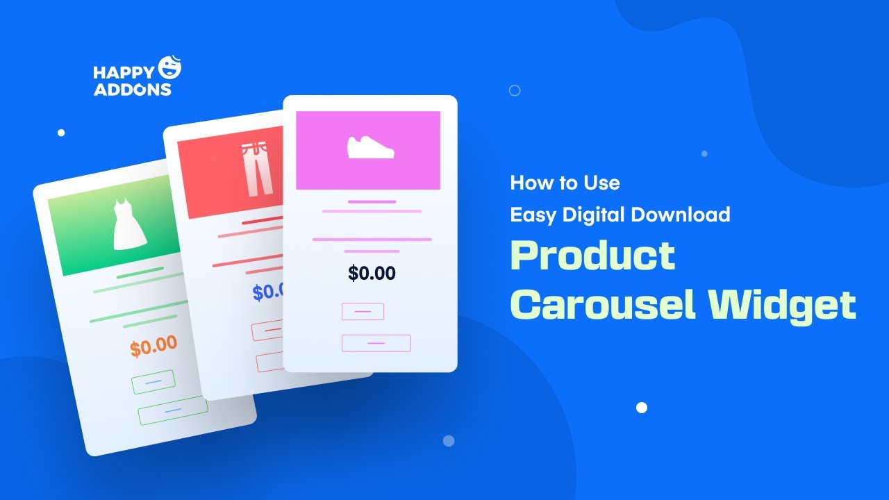 How to Use Easy Digital Download Product Carousel Widget - YouTube