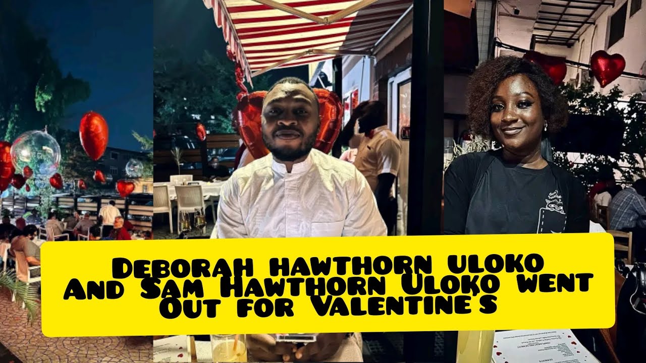 Deborah Paul Enenche And Sam Hawthorn Uloko Went Out On Valentine's Day ...