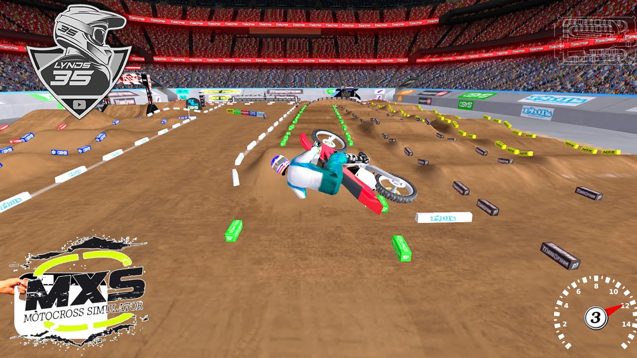 I can get around the track in MX Simulator - YouTube