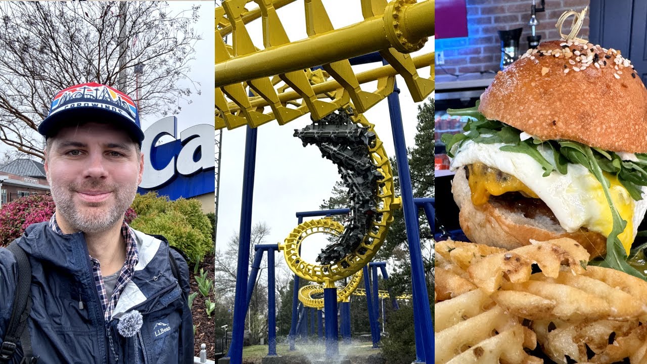Carowinds Opening Day 2024 • Terminal A Burger, Camp Snoopy, Starbucks ...