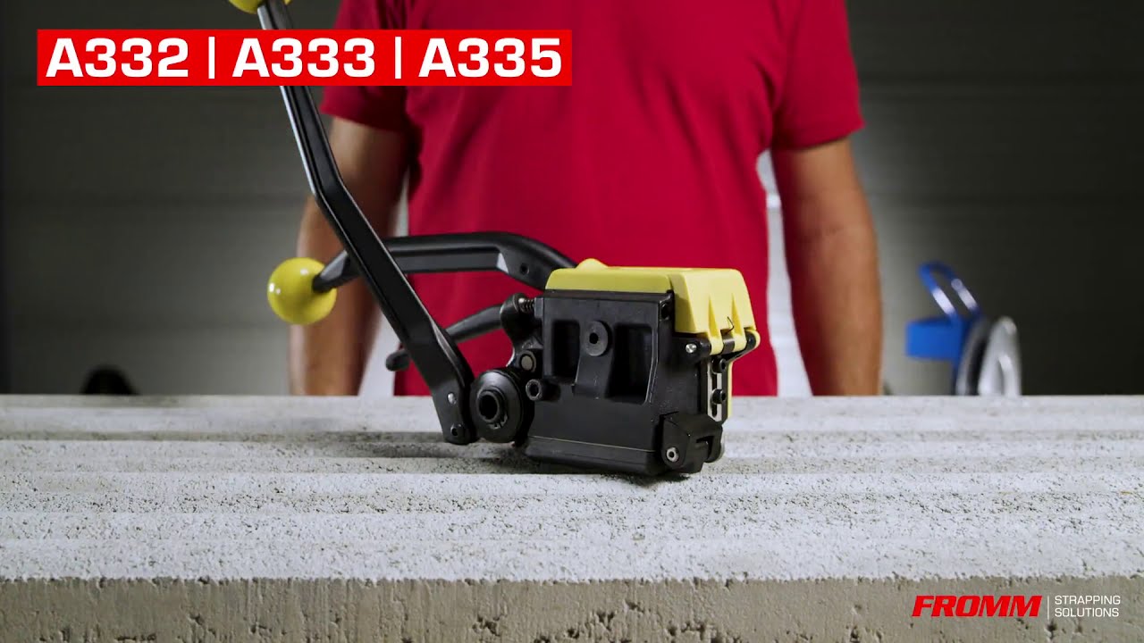 FROMM A332, A333, A335 Combination Steel Strapping Tools - YouTube