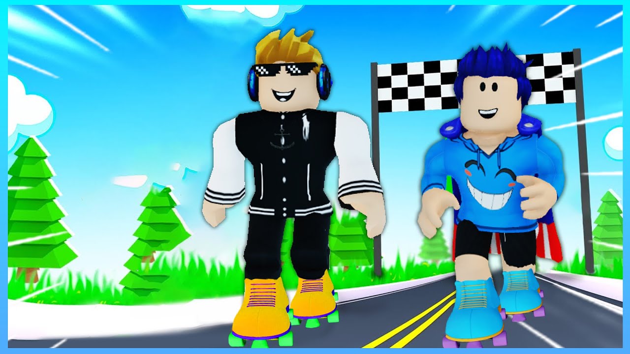 ⚡️PATENCİ OLDUK ÇOK HIZLI KAYDIK 💨 Roblox Roller Race Simulator - YouTube