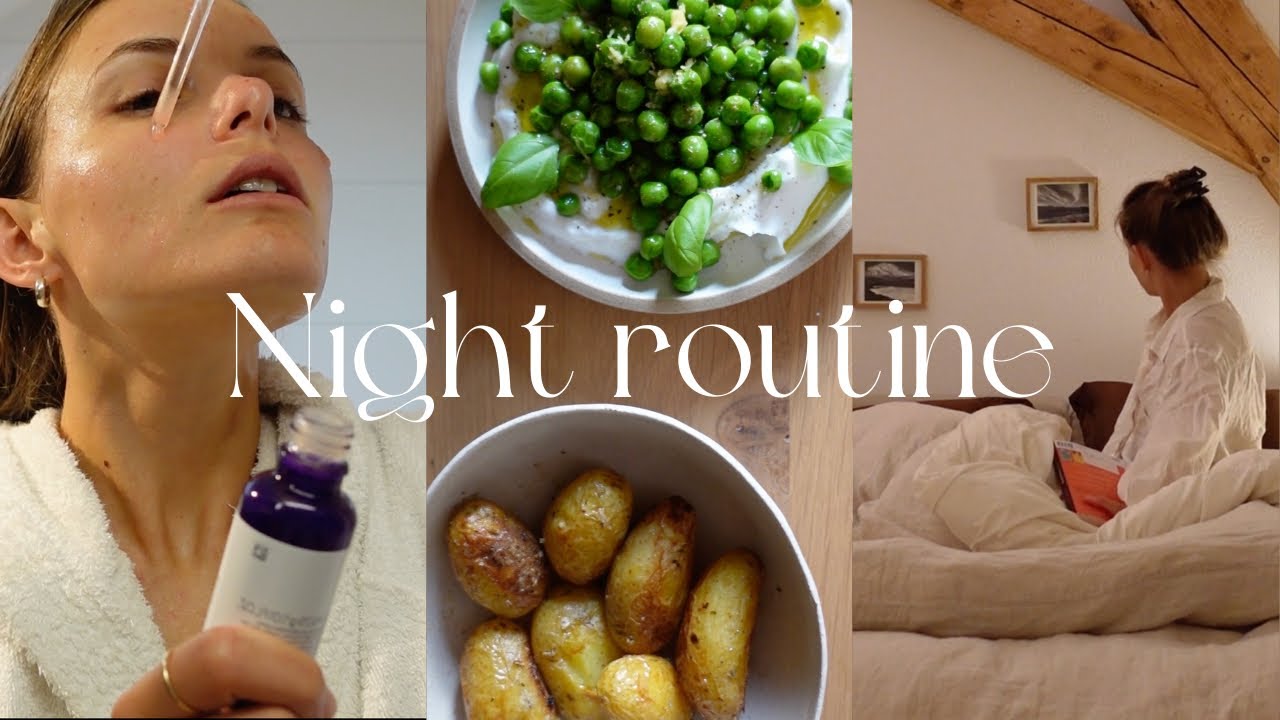 my 9pm summer evening routine - YouTube
