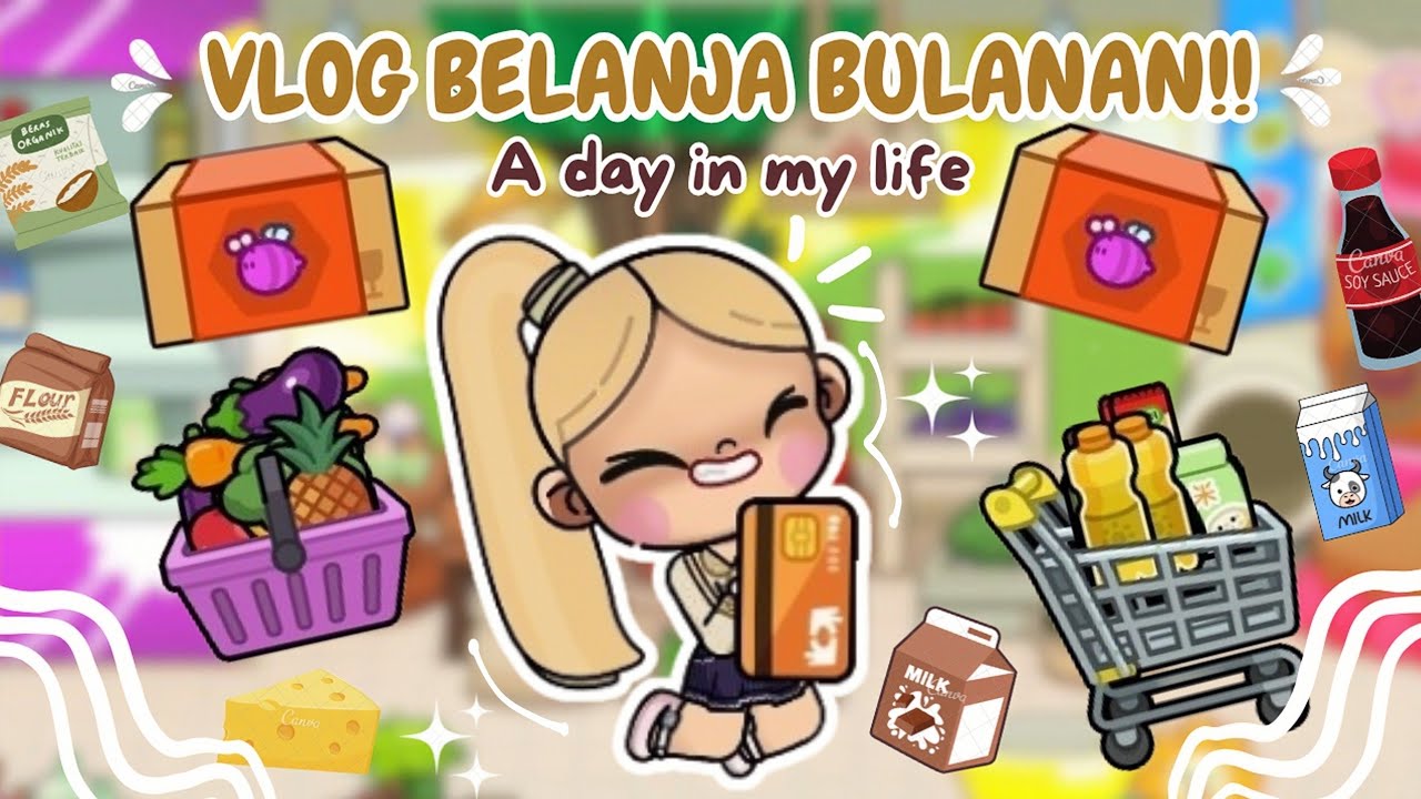 VLOG AVATAR WORLD | A DAY IN MY LIFE - LILI BELANJA BULANAN - YouTube