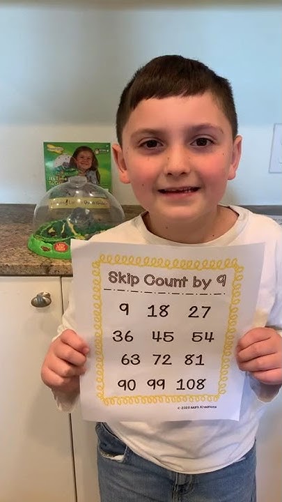 Skip Counting by 9s - YouTube