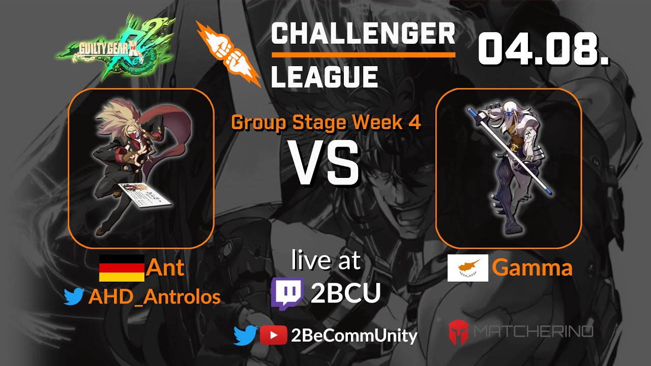 2BCU Challenger League Season 3: Guilty Gear Xrd - Week 4 Gamma (Venom ...