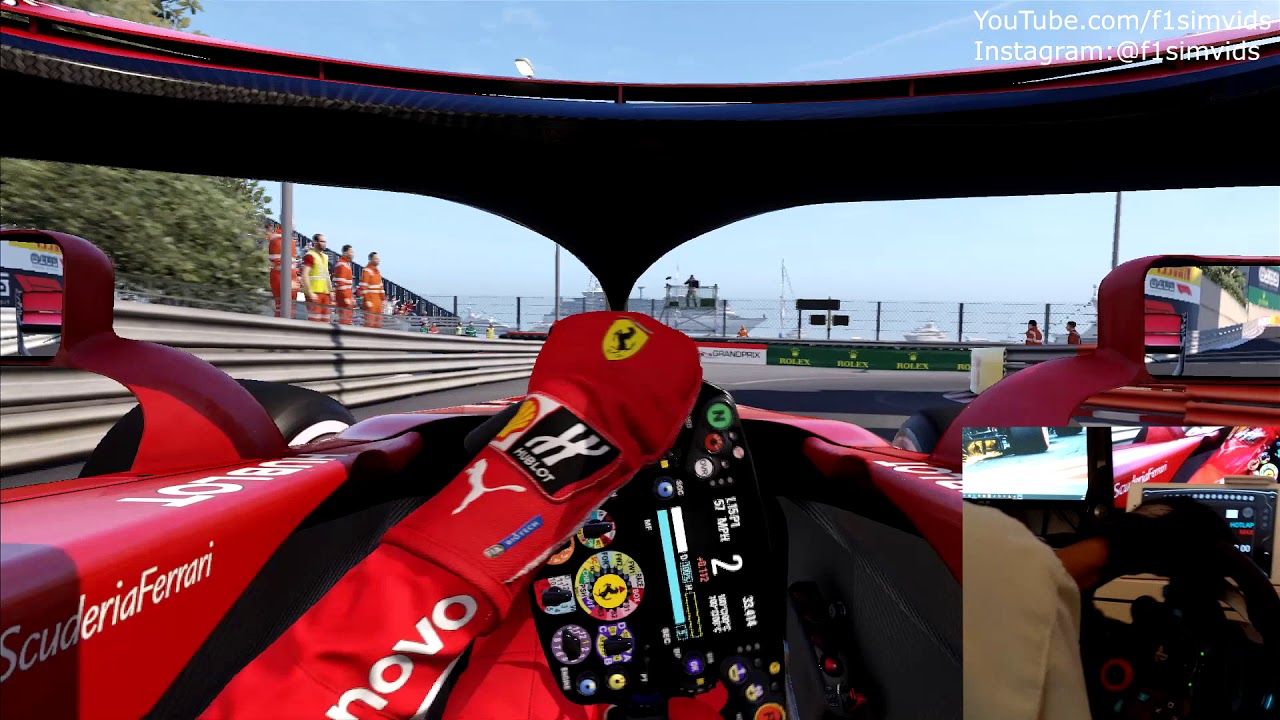 F1 2018 POV with Sim Dashboard - YouTube