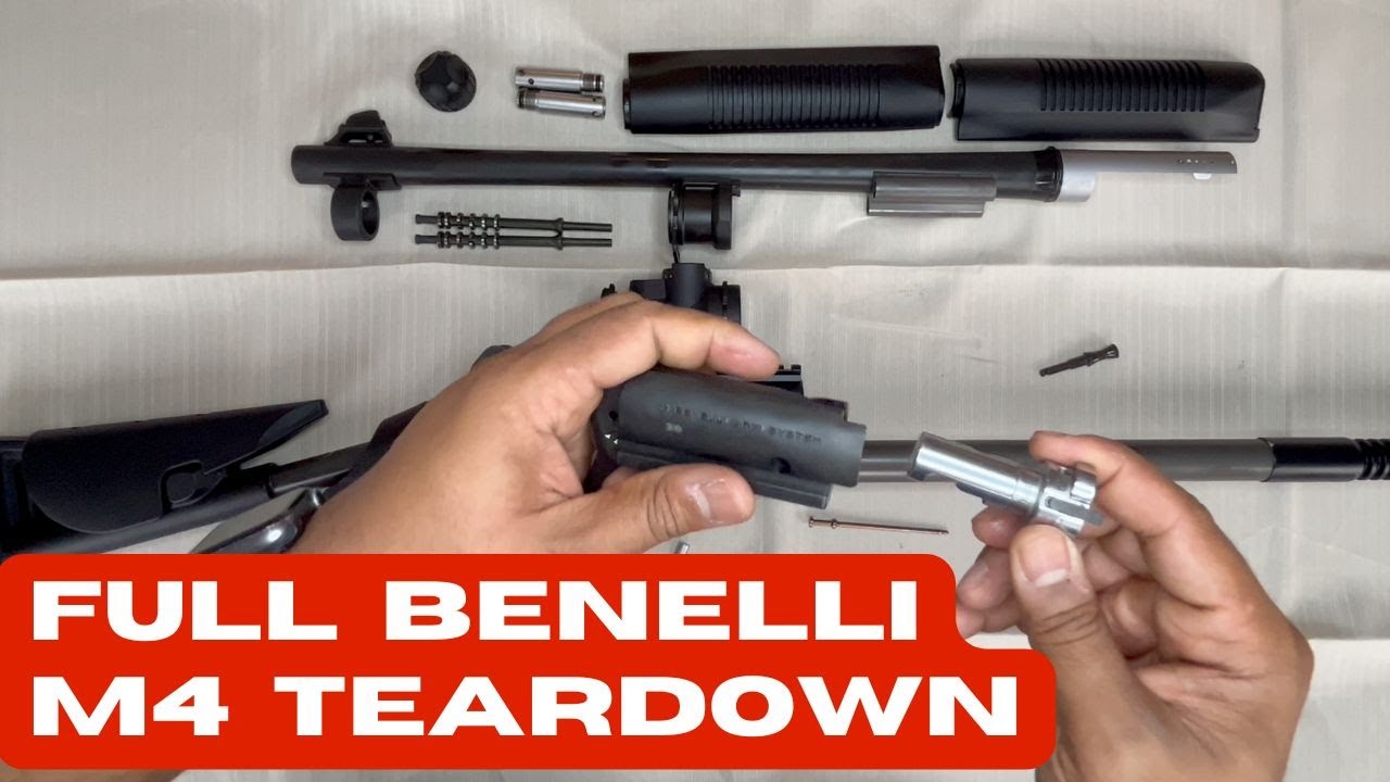 Benelli M4 Full Disassembly & Reassembly — Cleaning Tips Included - YouTube