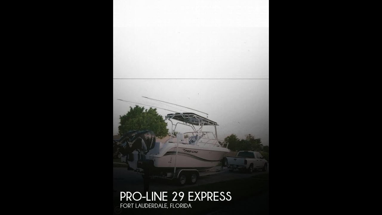[SOLD] Used 2005 Pro-Line 29 Express in Fort Lauderdale, Florida - YouTube