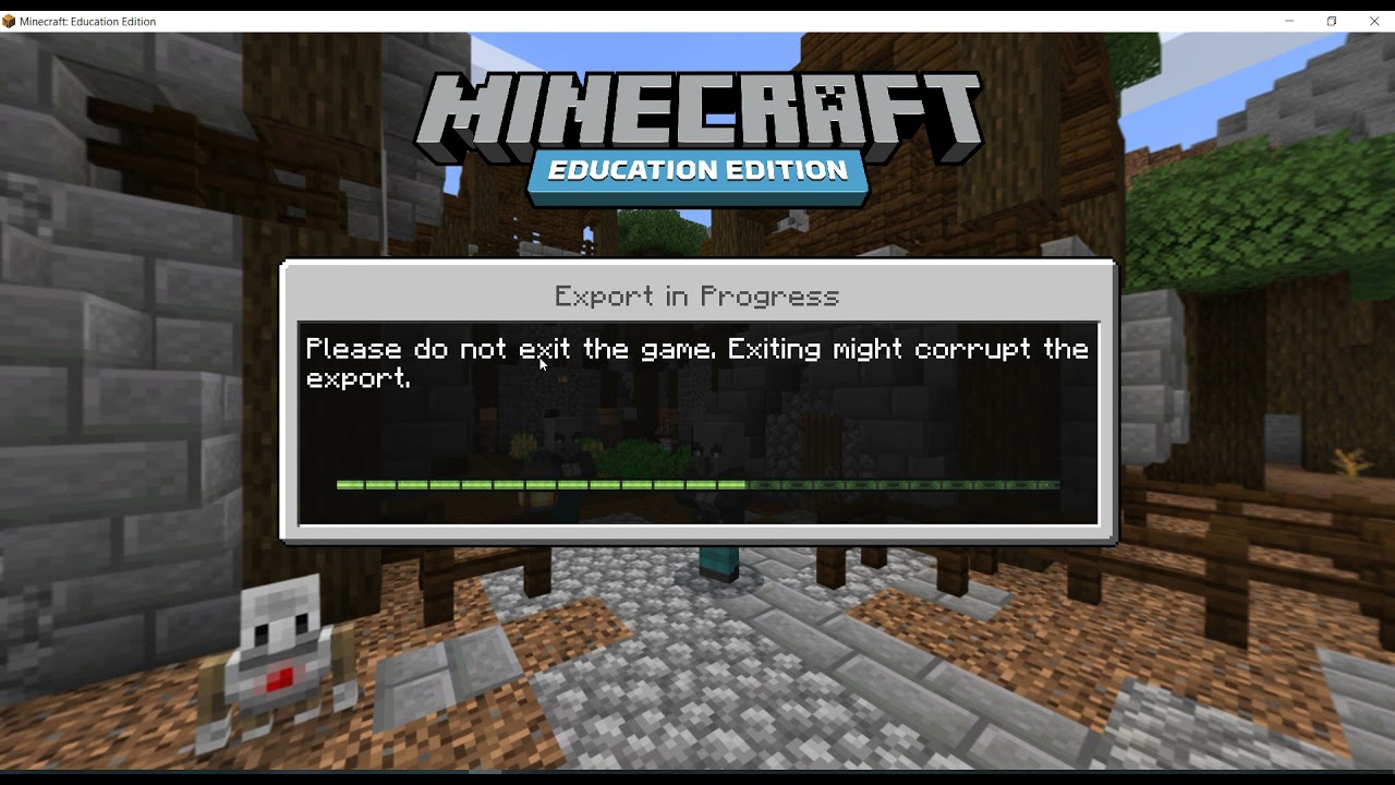 CARA EXPORT WORLD DI MINECRAFT - YouTube