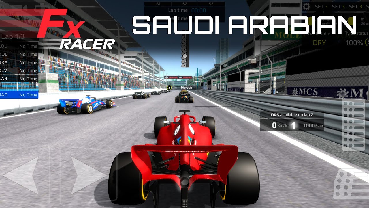 Changes to the Saudi Arabian circuit in Fx Racer. - YouTube