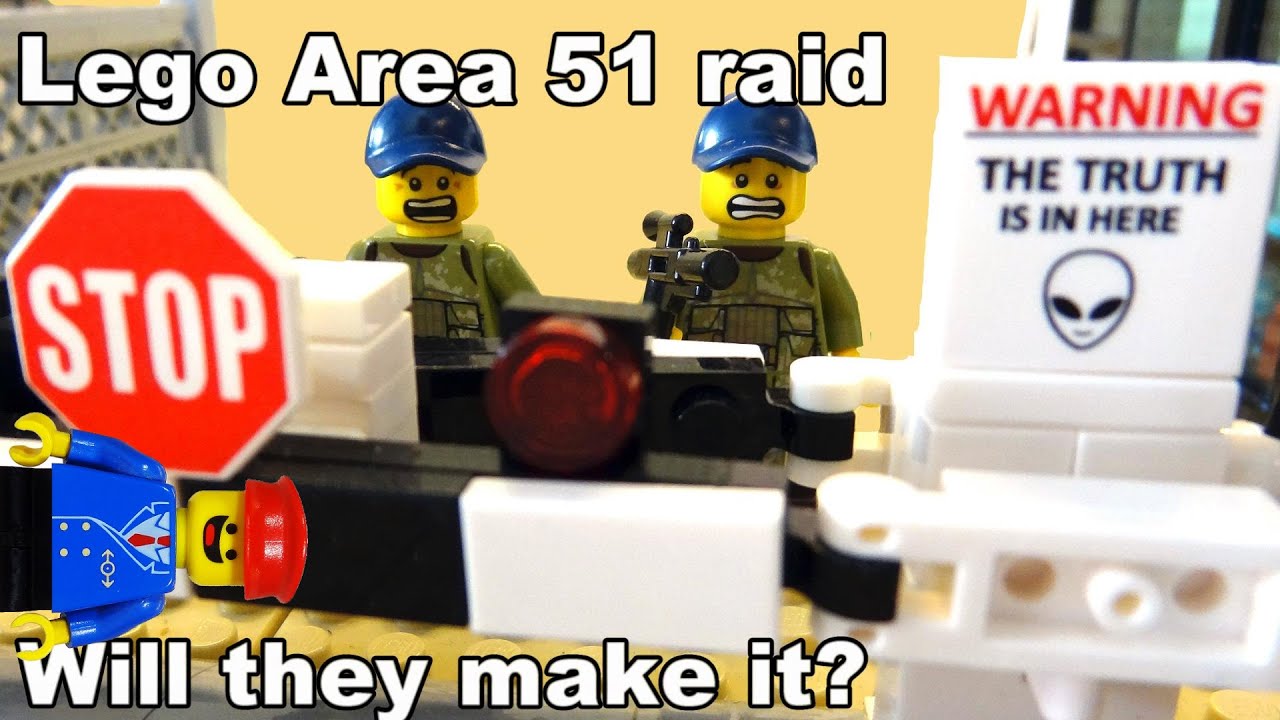 Area 51 raid in Lego: will they make it? - YouTube