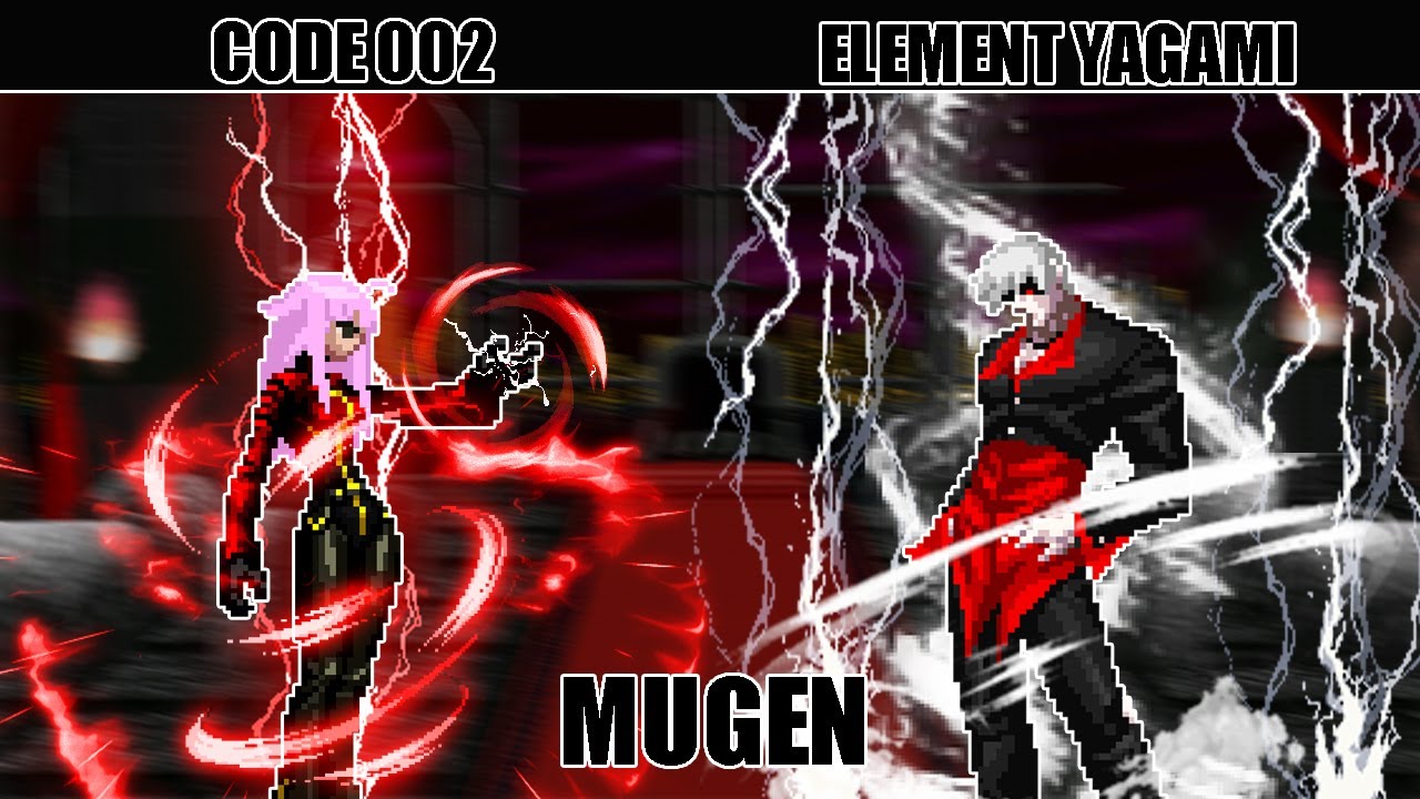 | MUGEN | Code 002 VS. Element Yagami - YouTube