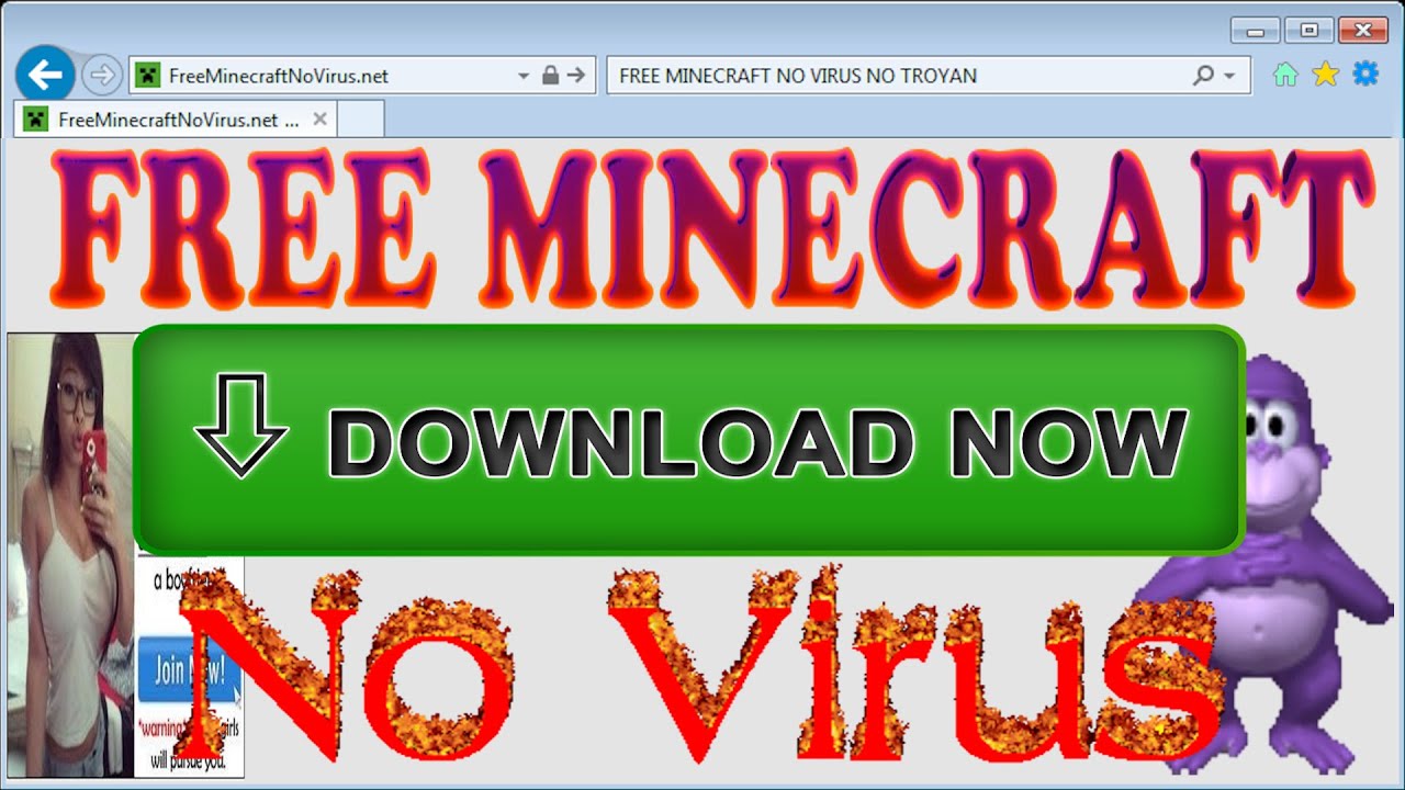 Installing Free Minecraft Viruses Until My Computer Breaks... - YouTube