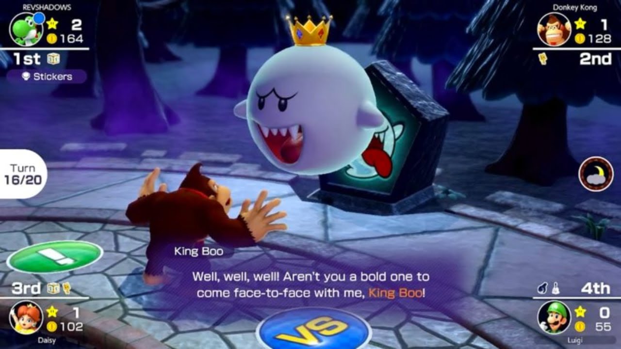 Mario Party Superstars Mario vs DK vs Luigi vs Rosalina Horror Land ...