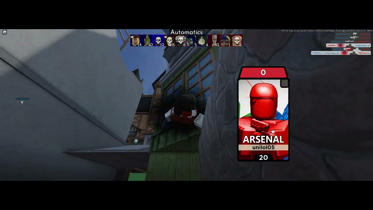 26 kills in Roblox Arsenal (insane gameplay) - YouTube
