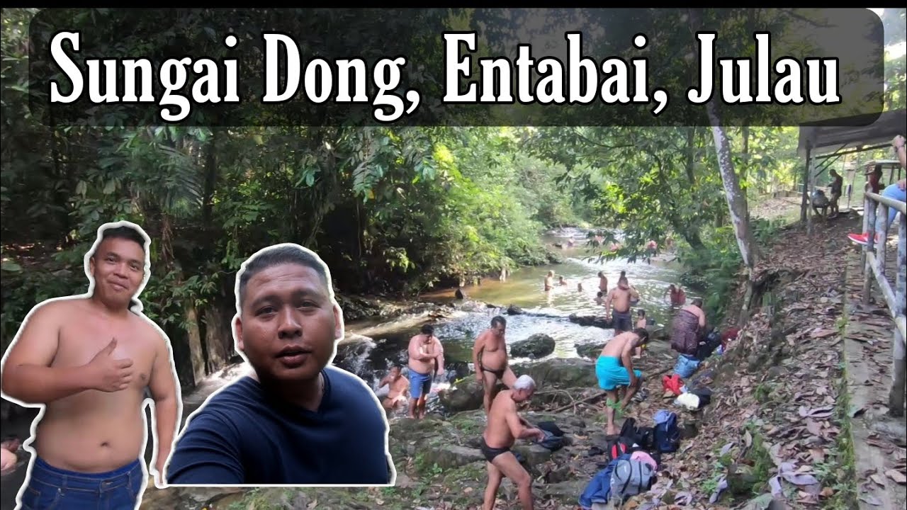Mandi di Sungai Dong, Entabai, Julau. Rombongan Pengantin Lelaki Ke ...