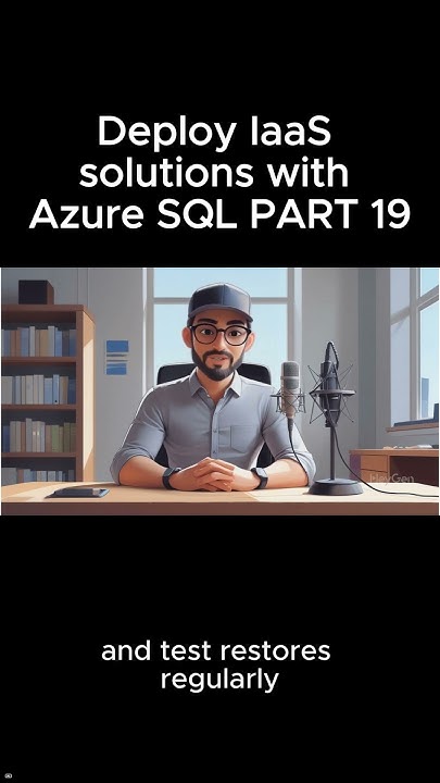 Deploy IaaS solutions with Azure SQL PART 19 - YouTube