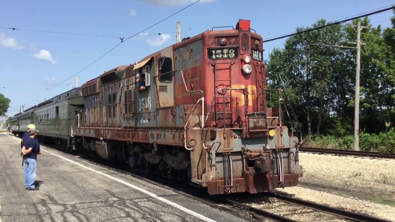 A visit to the Illinois Railway Museum 07/28/18 w/ SP 1518 (First EMD ...