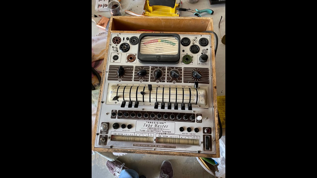 How to operate a Precision Series 10-12 tube tester for people who don ...