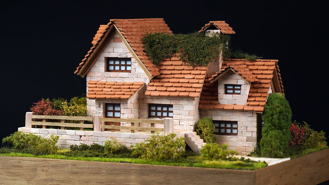 Creating a House from Bricks and Plants - YouTube