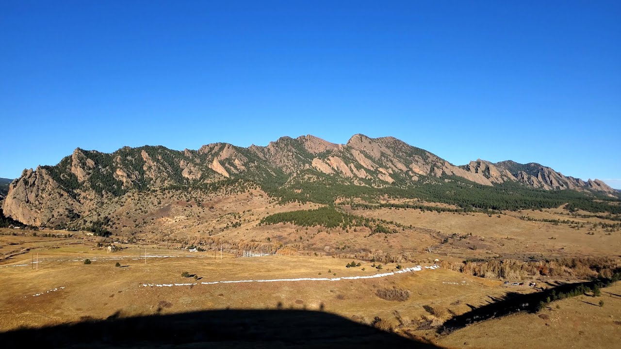 Foothills Autumn Sunrise Boulder Colorado 10/31/2020 - YouTube