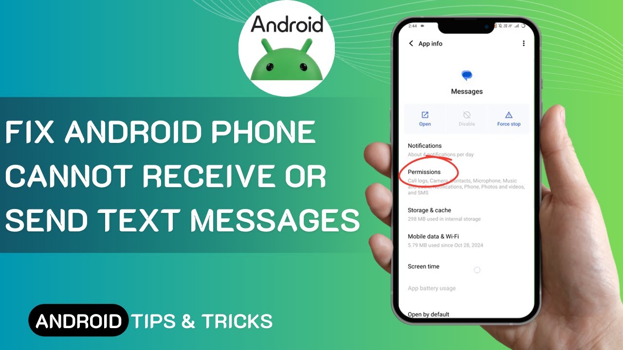 How to fix it when an Android phone cannot receive or send text ...