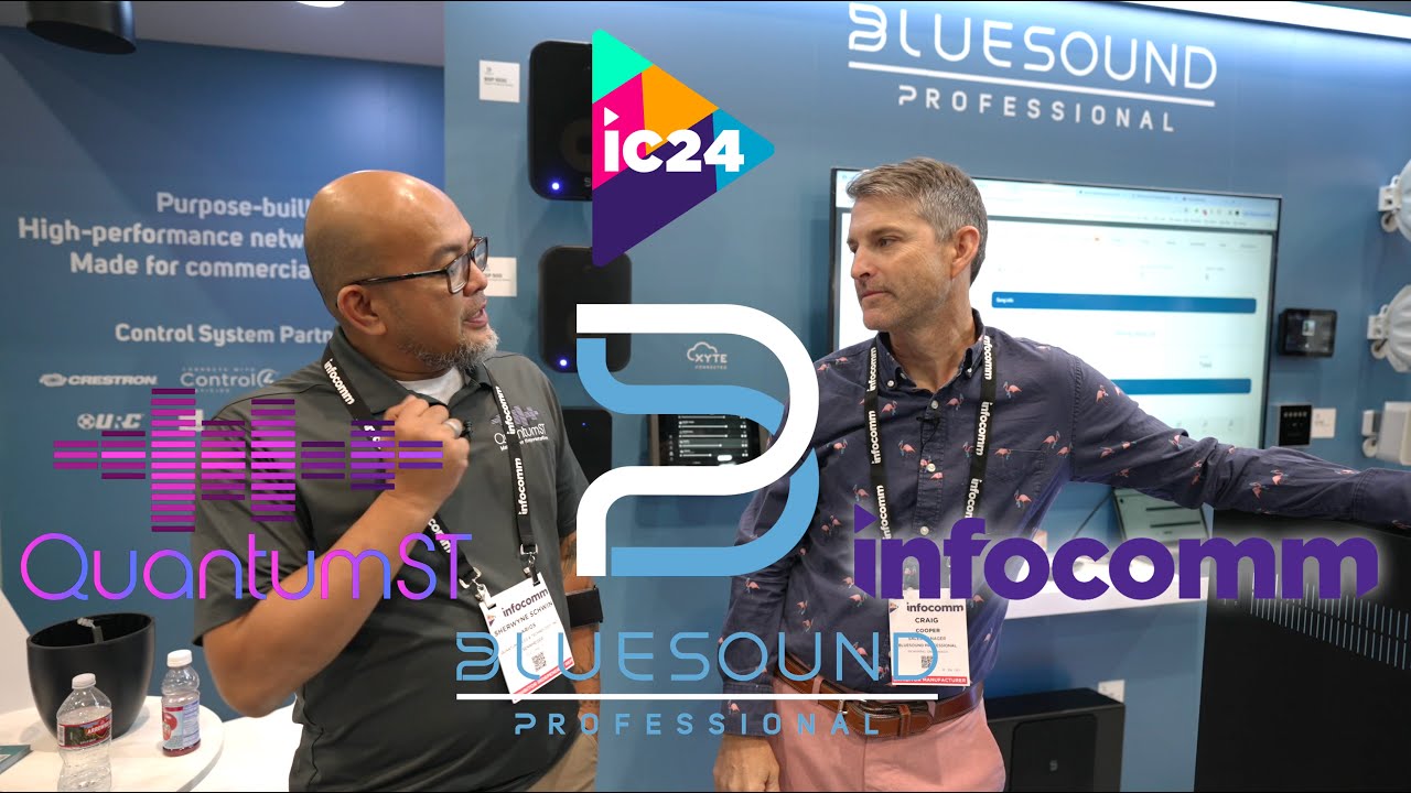 QuantumST & Bluesound at Infocomm 2024 - YouTube