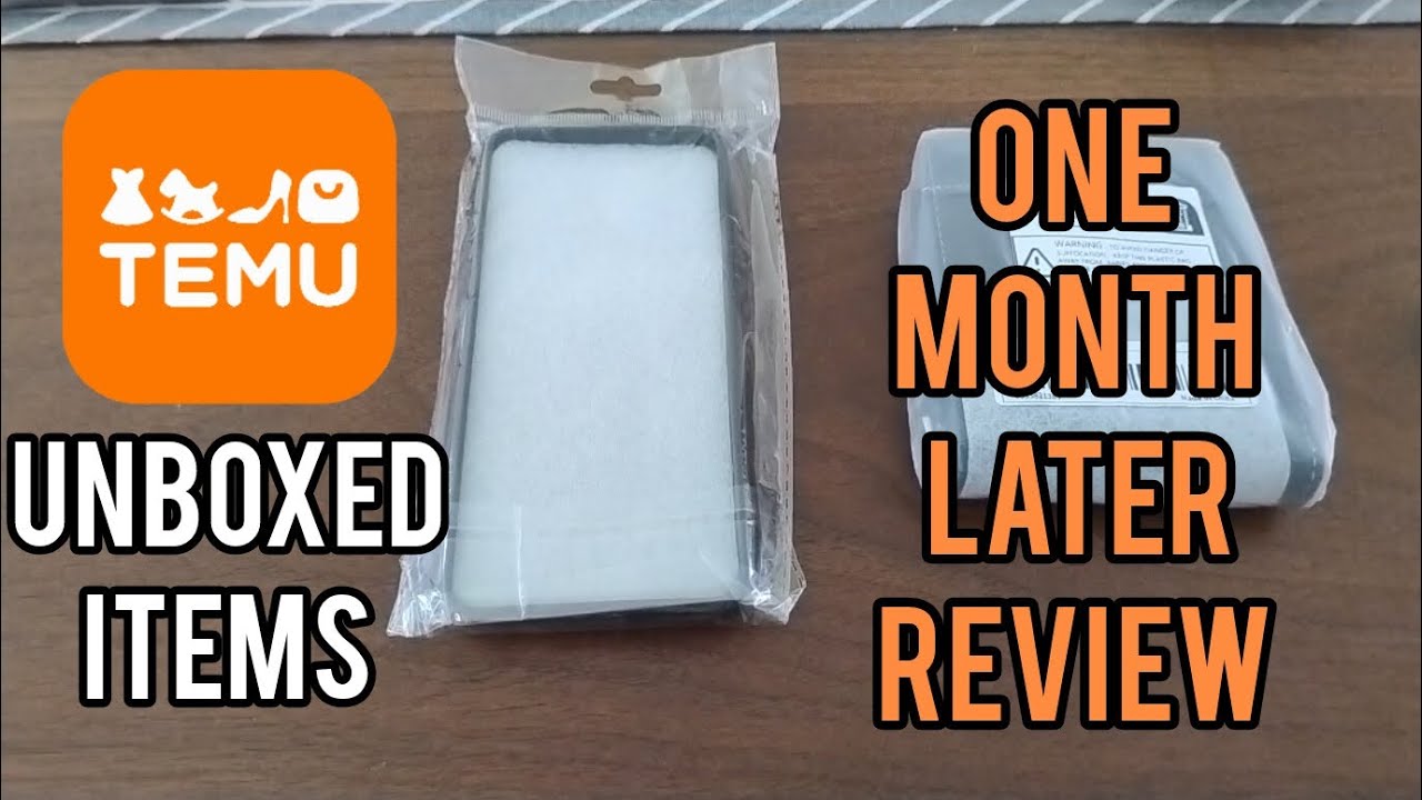 Unboxed TEMU Items: 1 Month Later Review - YouTube