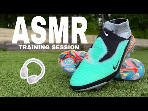 ASMR Training Session for Soccer & Football in Nike Phantom 6 High
