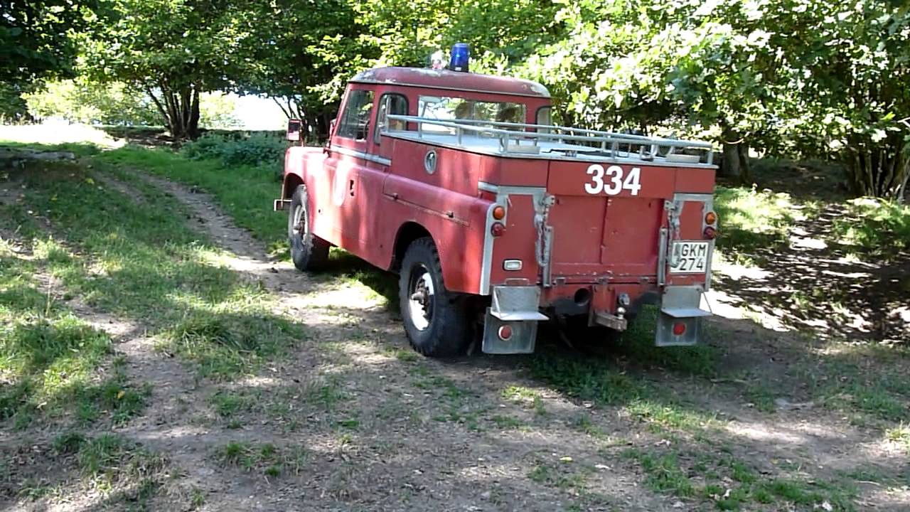 Land Rover 2a swedish fire truck - YouTube