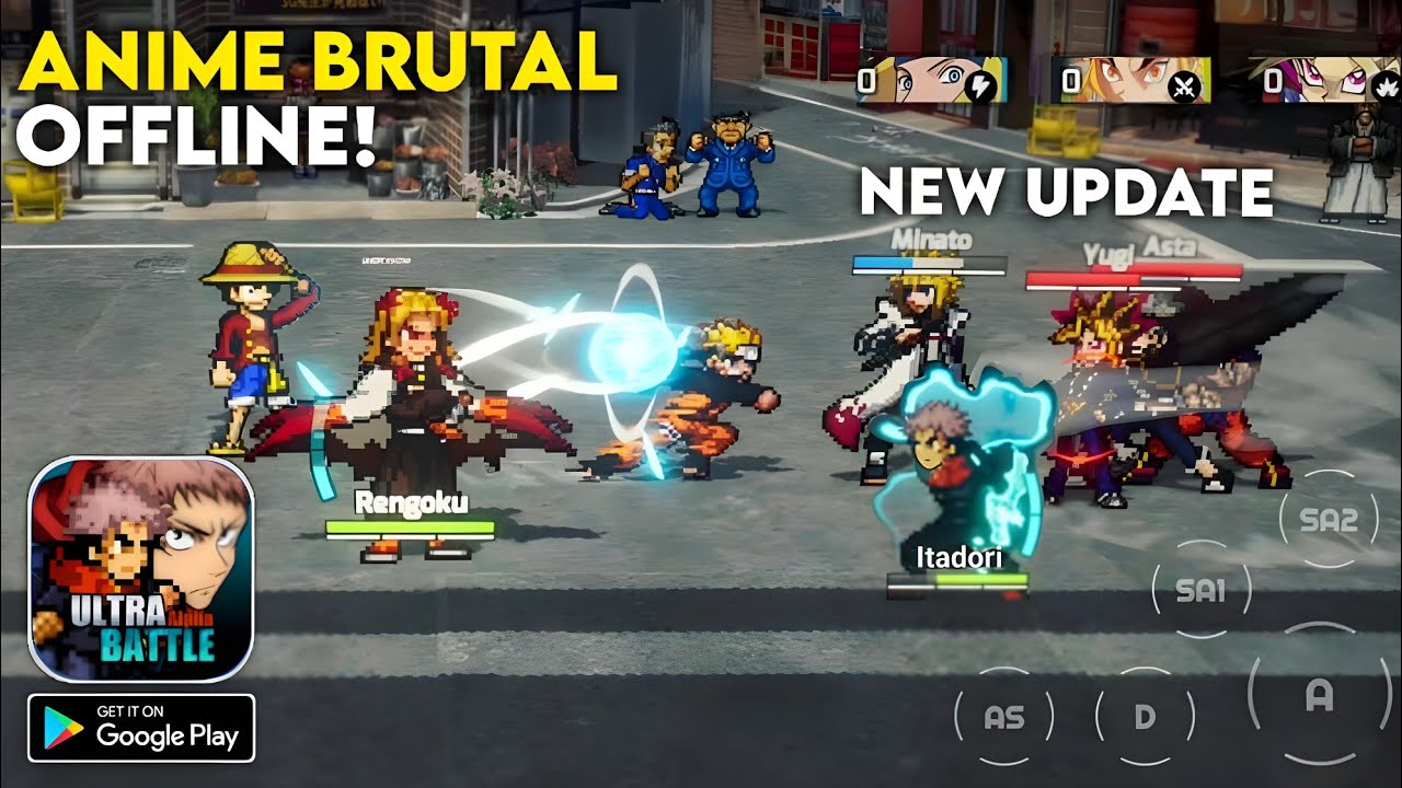 Update Terbaru Makin Brutal! Game Anime Terbaru di Android Offline ...