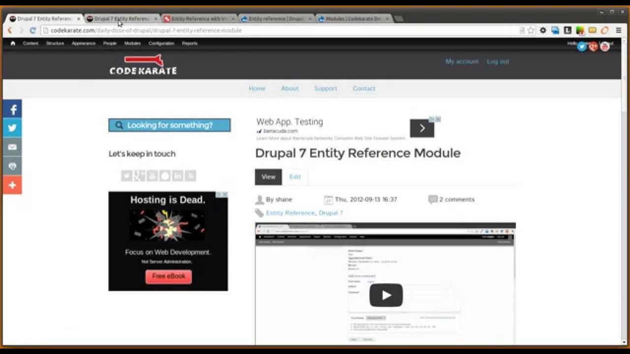Using Views with the Entity Reference module in Drupal 7 - Daily Dose of Drupal episode 151 ...
