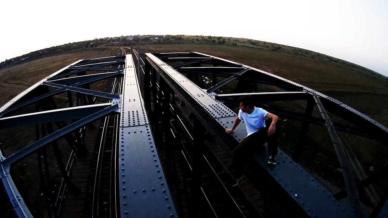 IT WAS A LONG WAY | Climbing iron bridge - YouTube