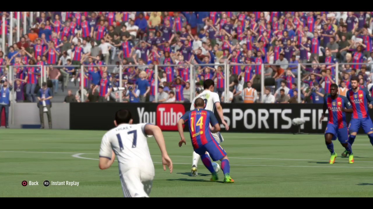 BAR vs RMA FIFA 17 Ps4 - YouTube