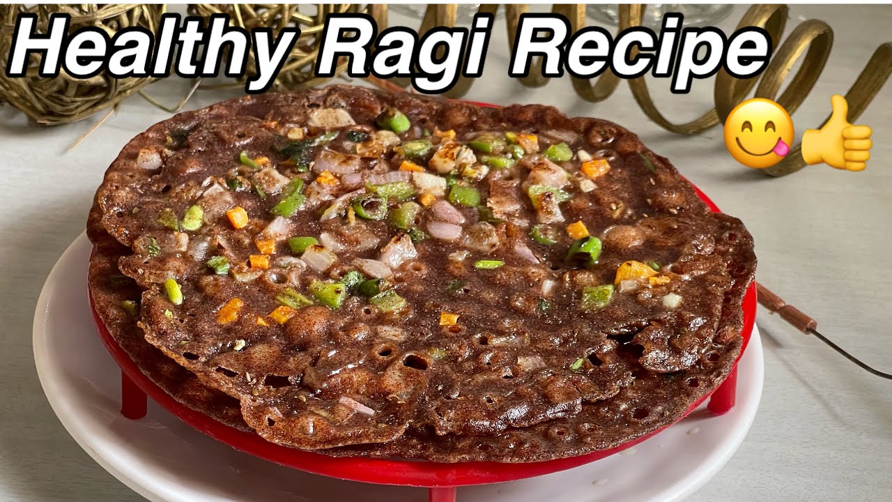 रागी से बनाये आसान हेल्थी नाश्ता - instant ragi uttapam - ragi chilla ...